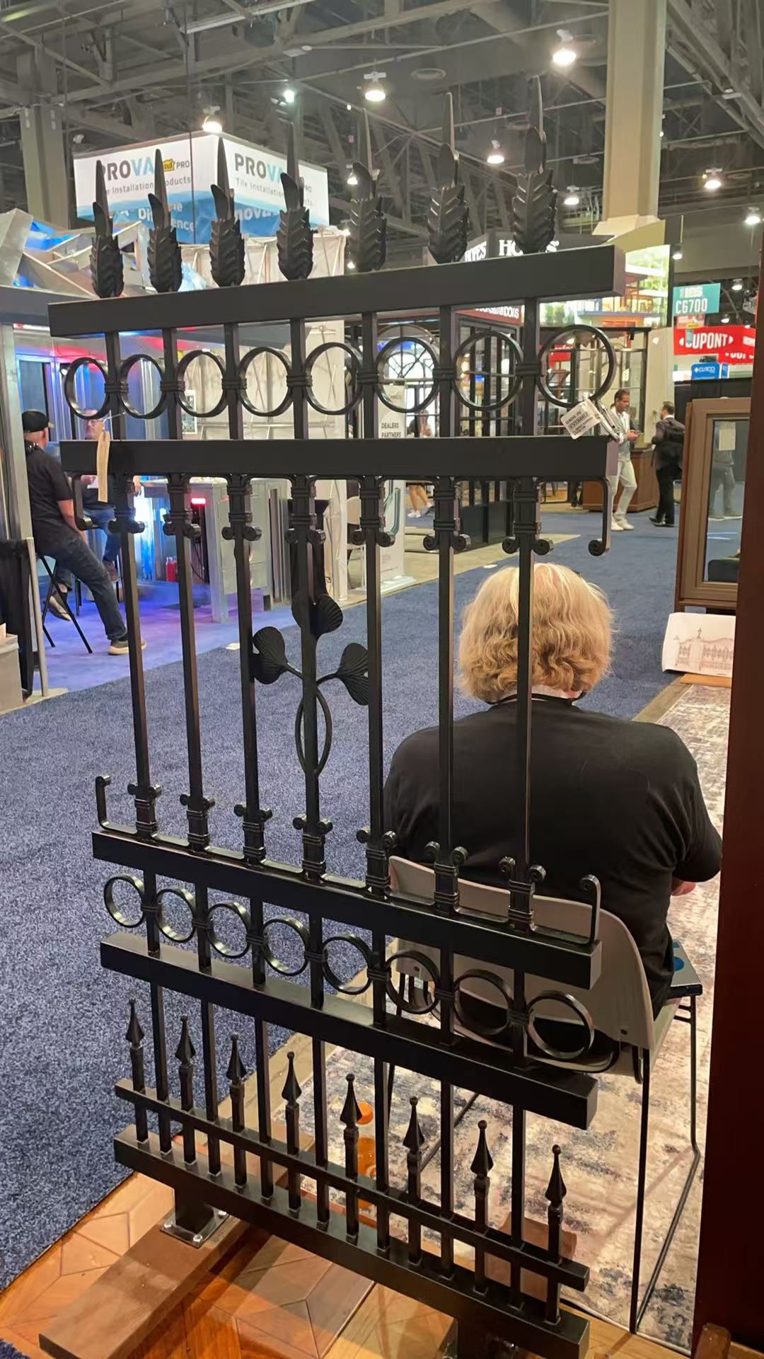 Heavy Duty Iron Fence Sample for Display Booth – Nanton Metal